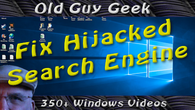 Reverse Search Engine Hijacking On Your System