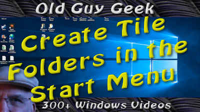 Start Menu Tile Folders