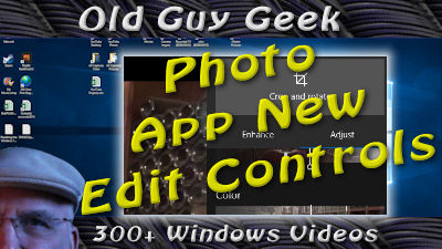 Windows 10 Photo App 2016 New Editing Controls