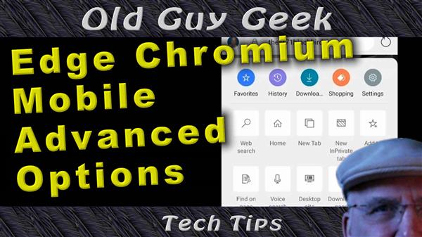 Edge Chromium On Android Mobile Advanced Options