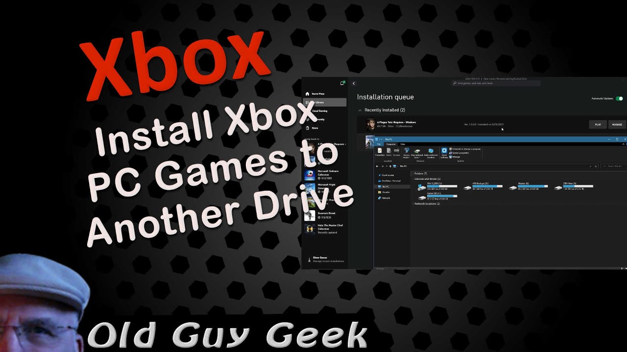 Xbox PC Gaming - Install Game on Other Drive